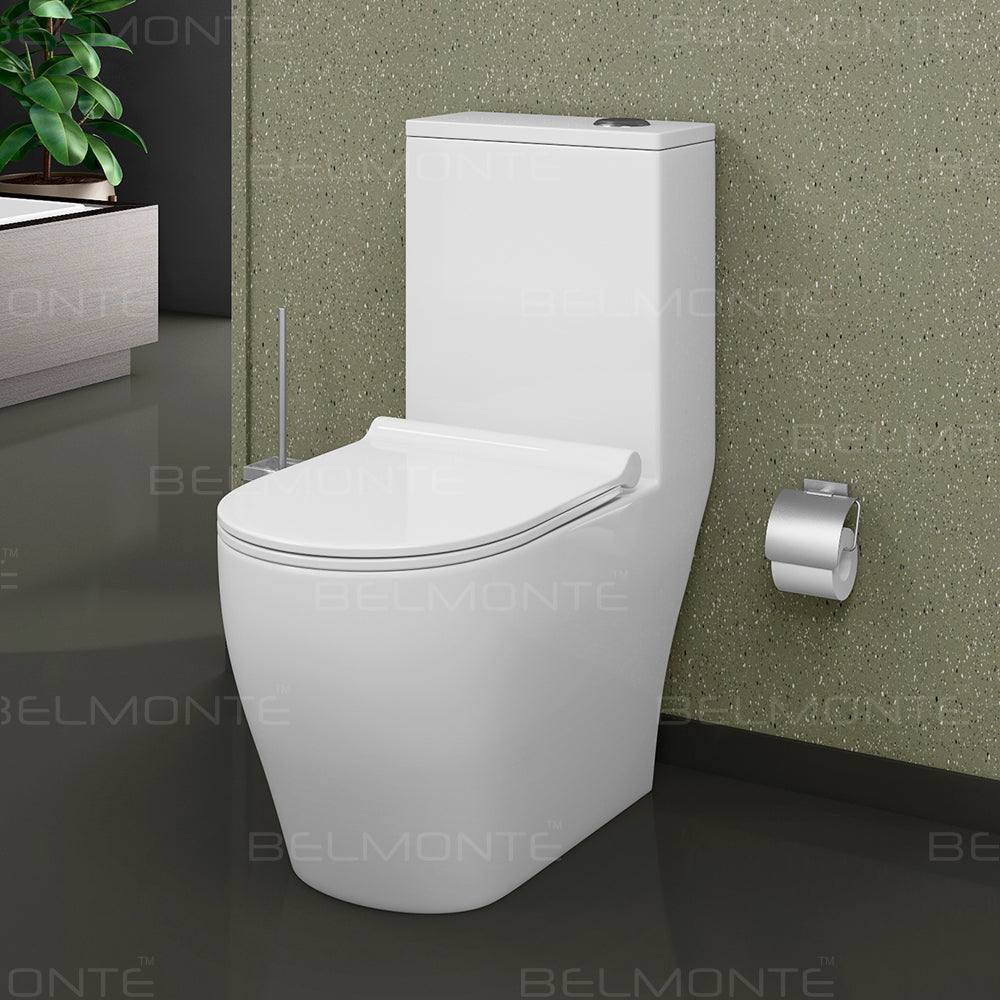 One Piece Western Toilet (Cooper) | Belmonte Bath – Belmonte Bath LLP