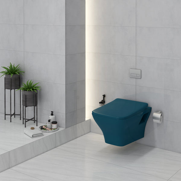 Designer Wall Hung Water Closet (Neon WH Royal Blue) – Belmonte Bath LLP
